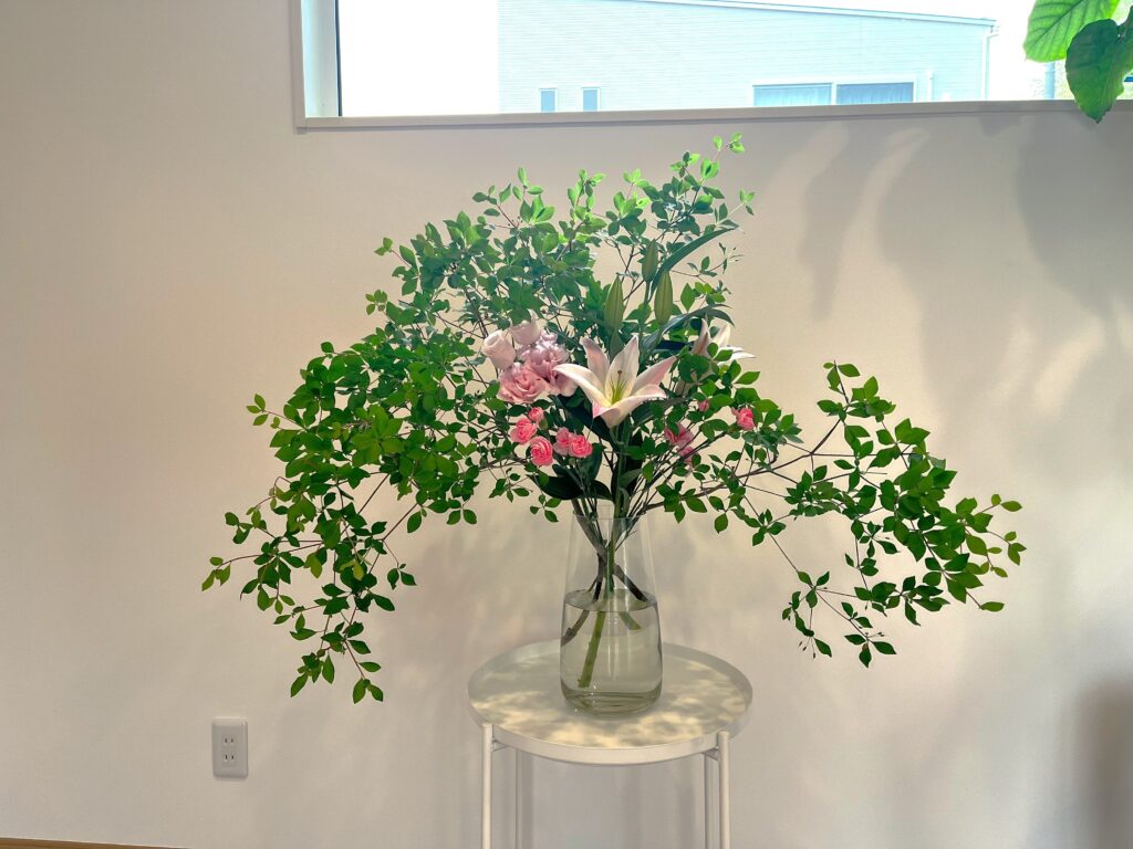 お引渡し後も続くご縁。D号地モデルハウスを華やかに｜津山・真庭でデザイン注文住宅を建てる工務店 ｜住宅産業センター